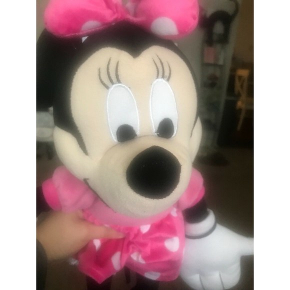 Disney | Toys | Disney Deluxe Minnie Mouse Big Plush Stuffed Animal ...